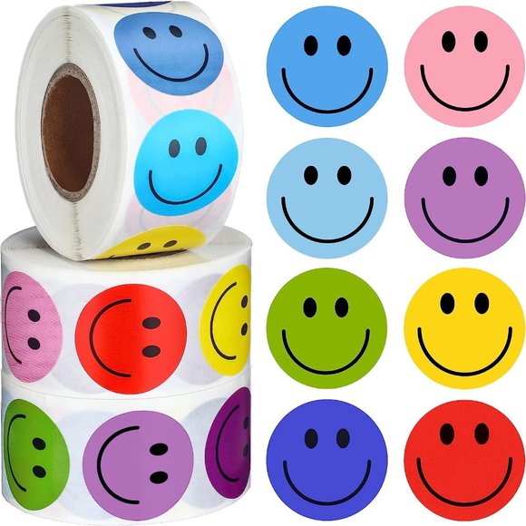 Toys | Happy Smile Face Decal Small Happy Face Decal Mini Motivational ...